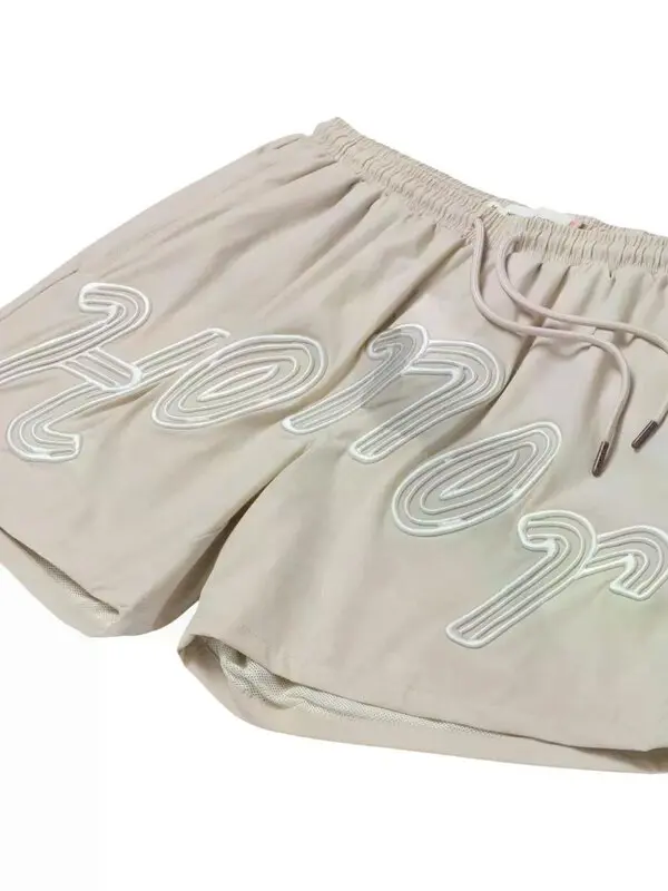 HONOR THE GIFT Embroidered-logo Trunk Shorts