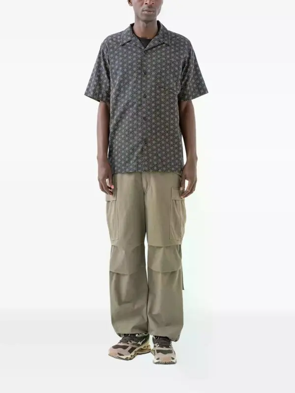 MAHARISHI Geometric-pattern Short-sleeve Shirt