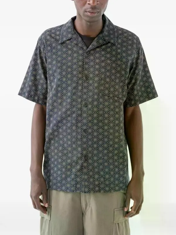 MAHARISHI Geometric-pattern Short-sleeve Shirt