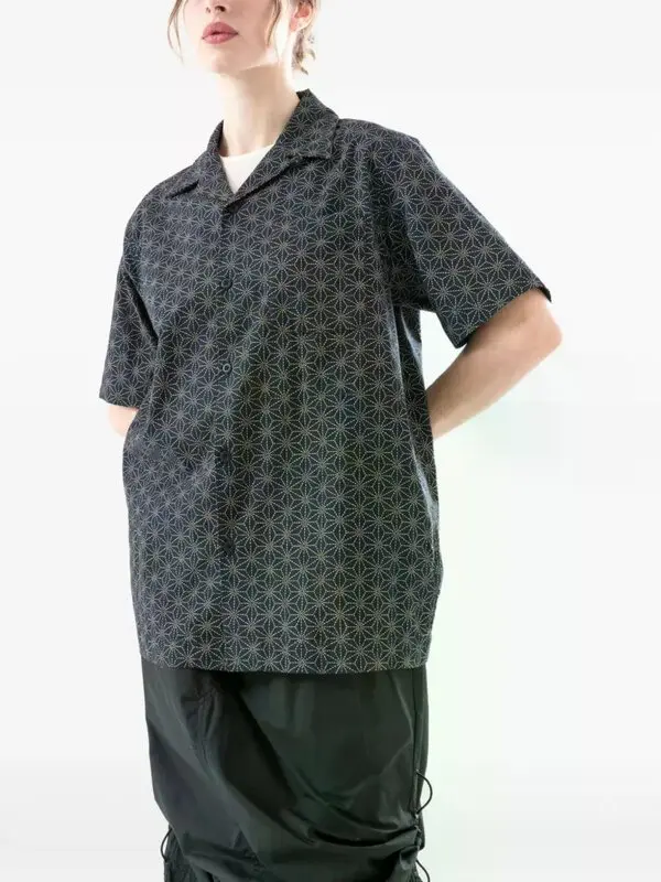 MAHARISHI Geometric-pattern Short-sleeve Shirt