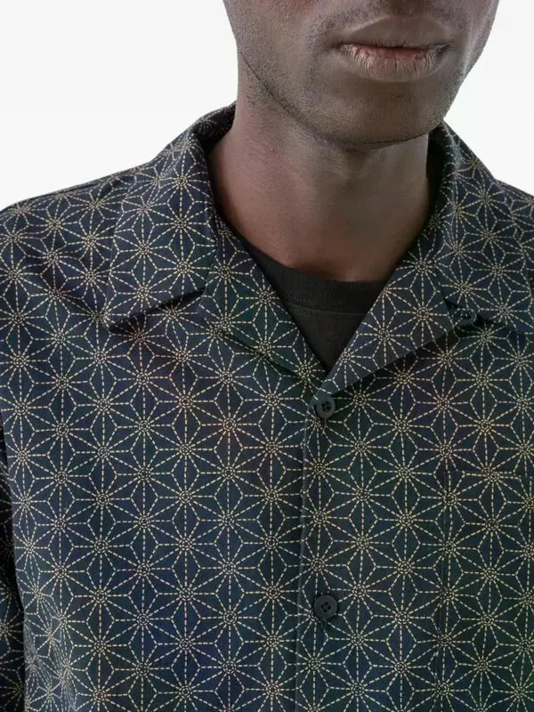 MAHARISHI Geometric-pattern Short-sleeve Shirt