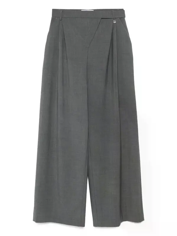 Giuseppe Di Morabito Pleated Wide-leg Trousers
