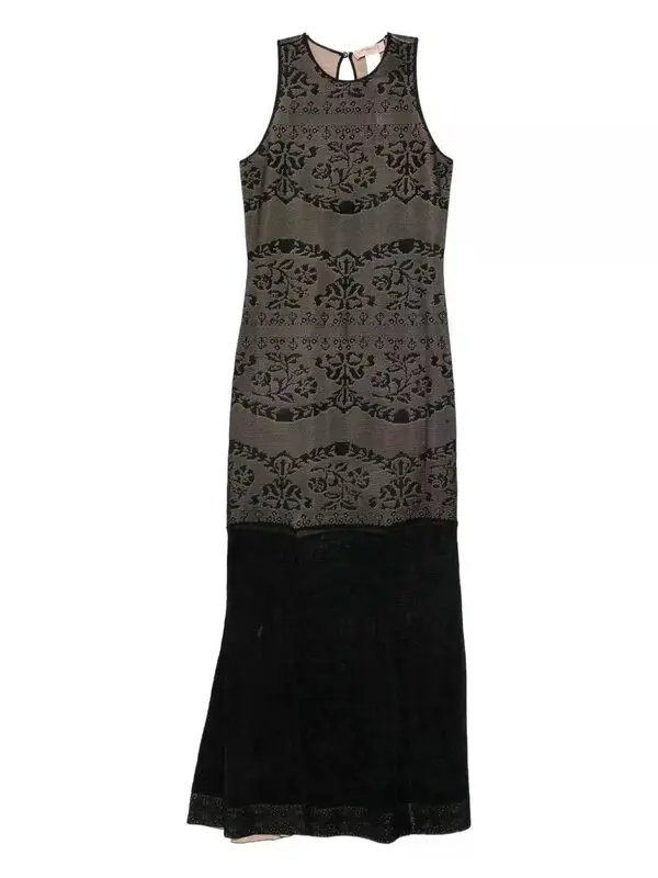 TWINSET Openwork Midi Dress