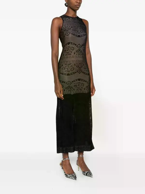 TWINSET Openwork Midi Dress