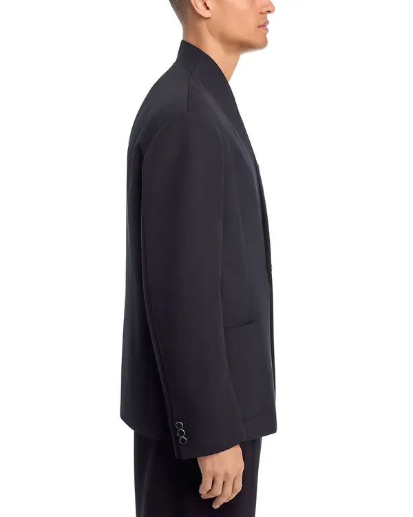 Helmut Lang Collarless Relaxed Fit Blazer