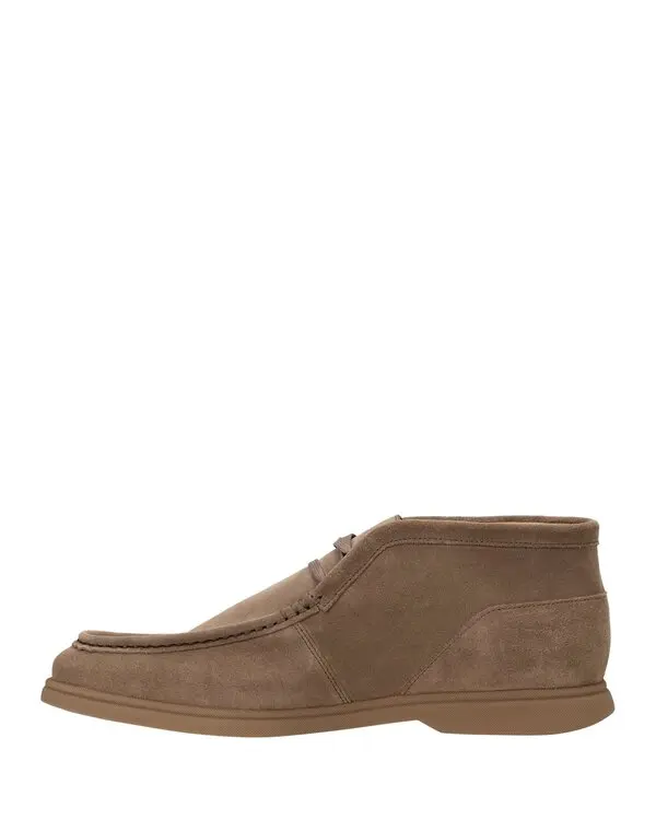 BOSS Sienne Suede Chukka Boots - Medium Beige