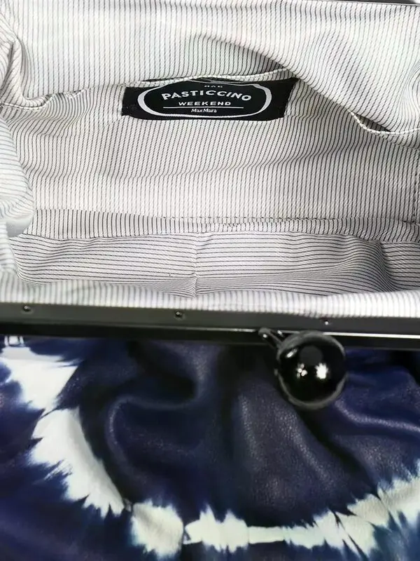 Max Mara Tie-dye Clasp Clutch