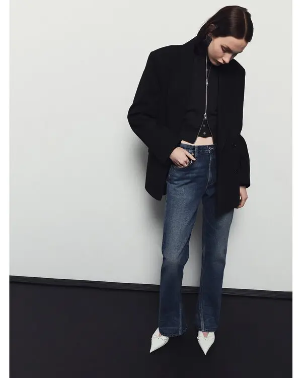 AGOLDE Mid-rise Boot-cut Jeans - Stencil