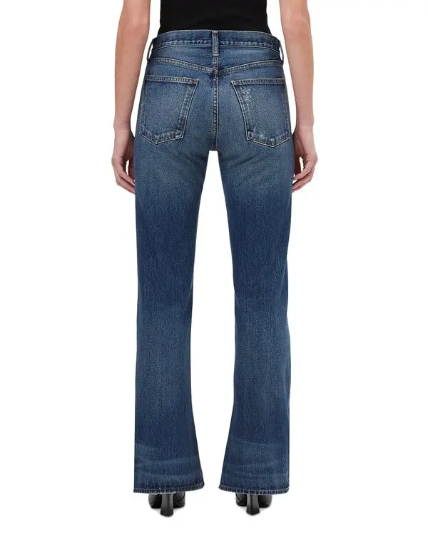 AGOLDE Mid-rise Boot-cut Jeans - Stencil