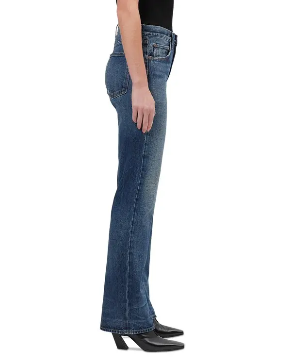 AGOLDE Mid-rise Boot-cut Jeans - Stencil