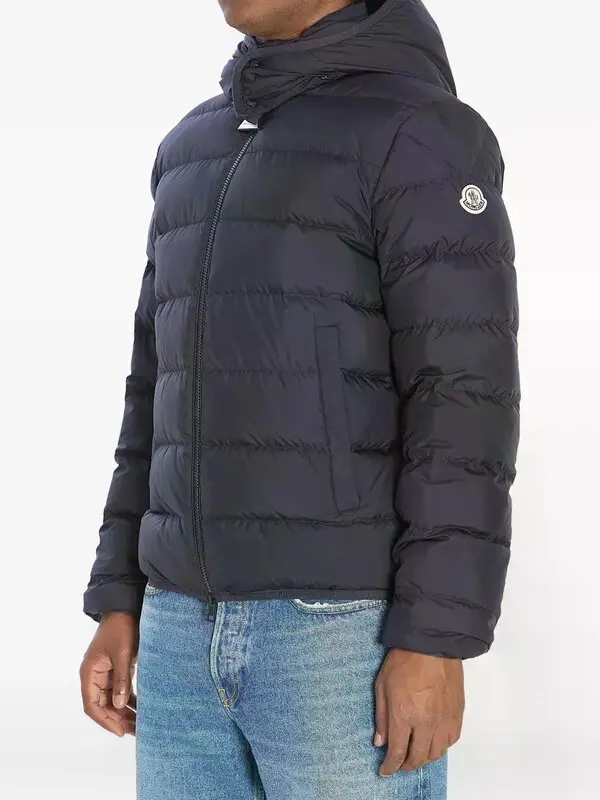 Moncler Puffer Jacket With Removable Hood - 778 Blue