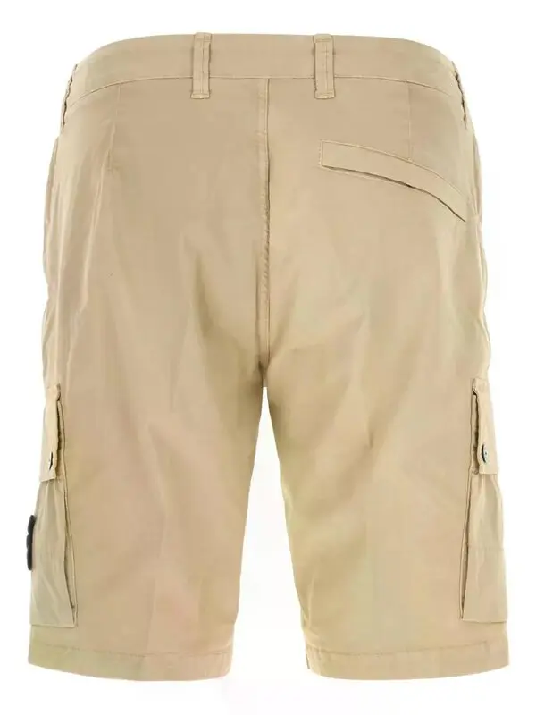 Stone Island Stretch-cotton Cargo Shorts - Neutrals