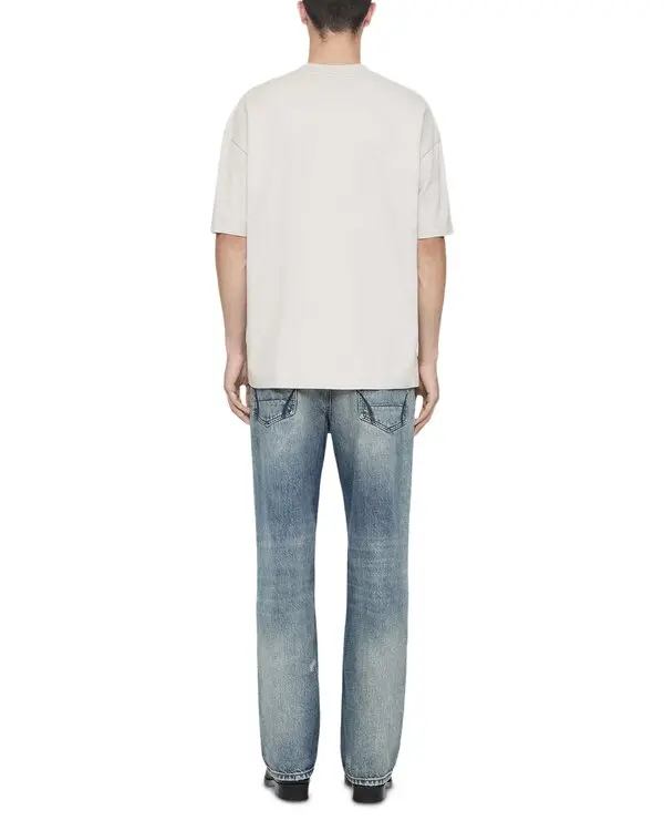 ALLSAINTS Oversized Xander Logo Tee - Sky Blue