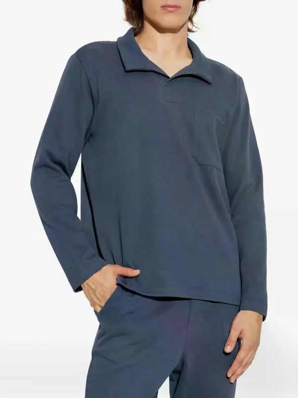 Hanro Long-sleeve Pocket Sweatshirt