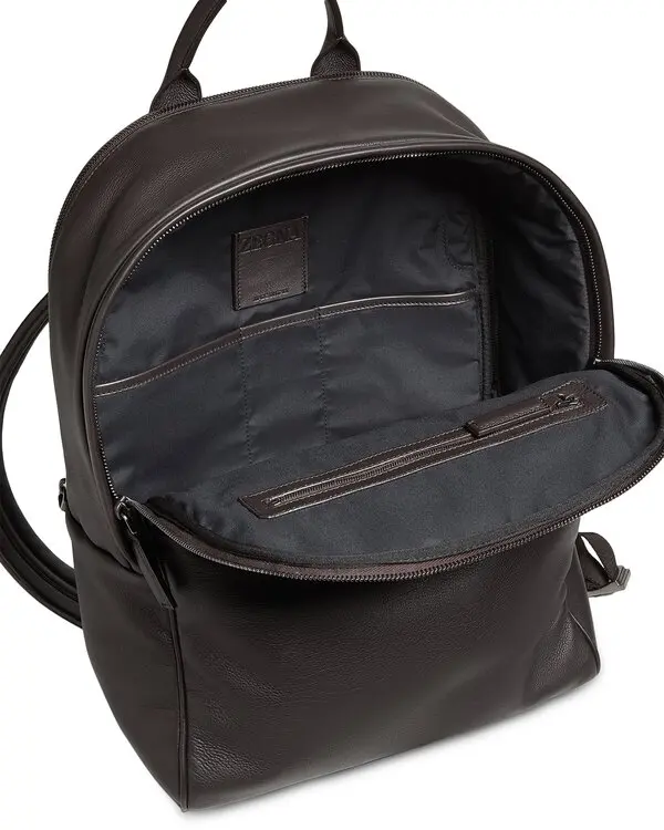 Zegna Secondskin Leather Backpack