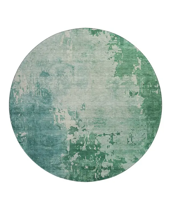 DALYN RUG COMPANY Dalyn Pacifica Pa11 Round Area Rug, 8' X 8 - Emerald