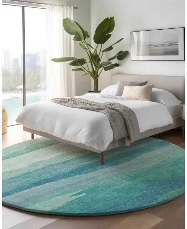 DALYN RUG COMPANY Dalyn Pacifica Pa9 Round Area Rug, 8' X 8