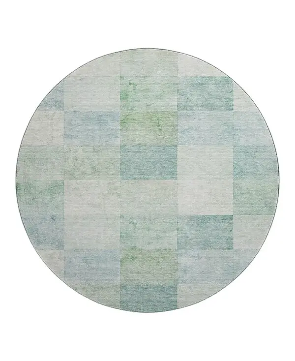 DALYN RUG COMPANY Dalyn Pacifica Pa10 Round Area Rug, 8' X 8 - Seafoam