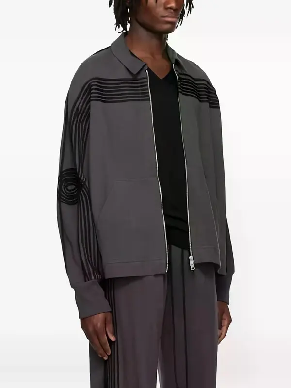 SONG FOR THE MUTE Applique Track Jacket