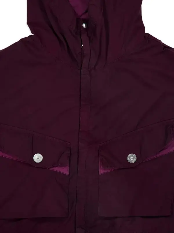 Stone Island Hooded Zip Jacket - Red