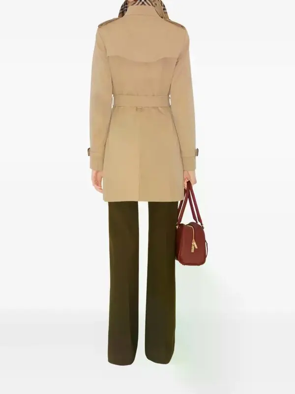 Burberry Belted Double-breasted Trench Coat - Neutrals