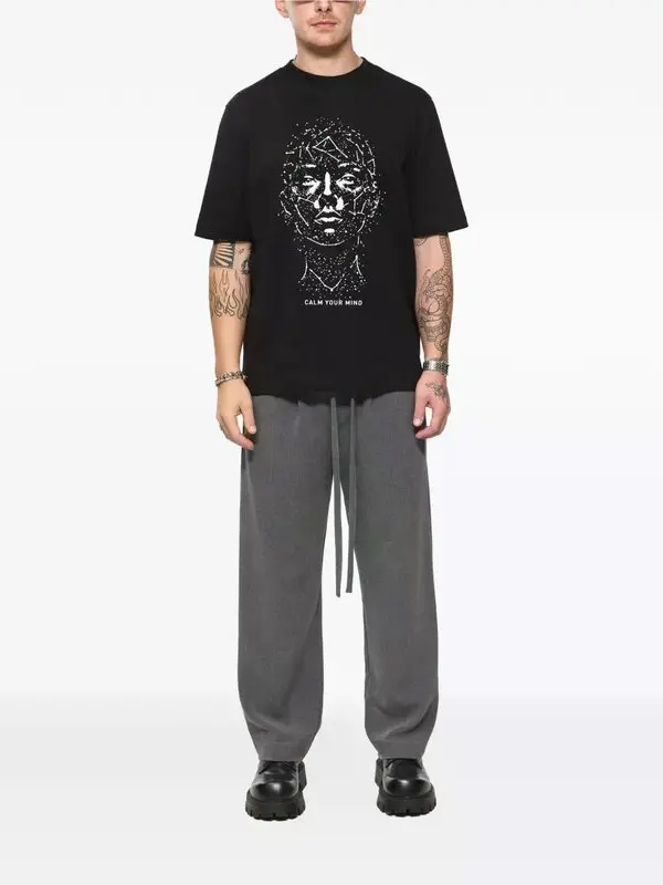 HAMZA Face-print T-shirt