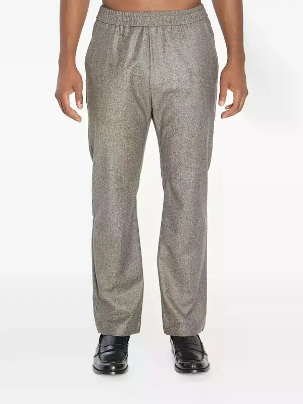 Barena Venezia Wool Trousers With Elasticated Waistband - Grey