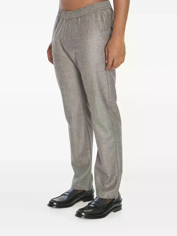 Barena Venezia Wool Trousers With Elasticated Waistband - Grey
