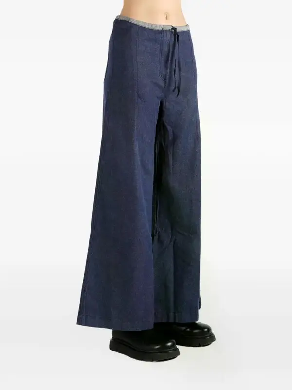 BASERANGE Arthur Drawstring Wide-leg Trousers