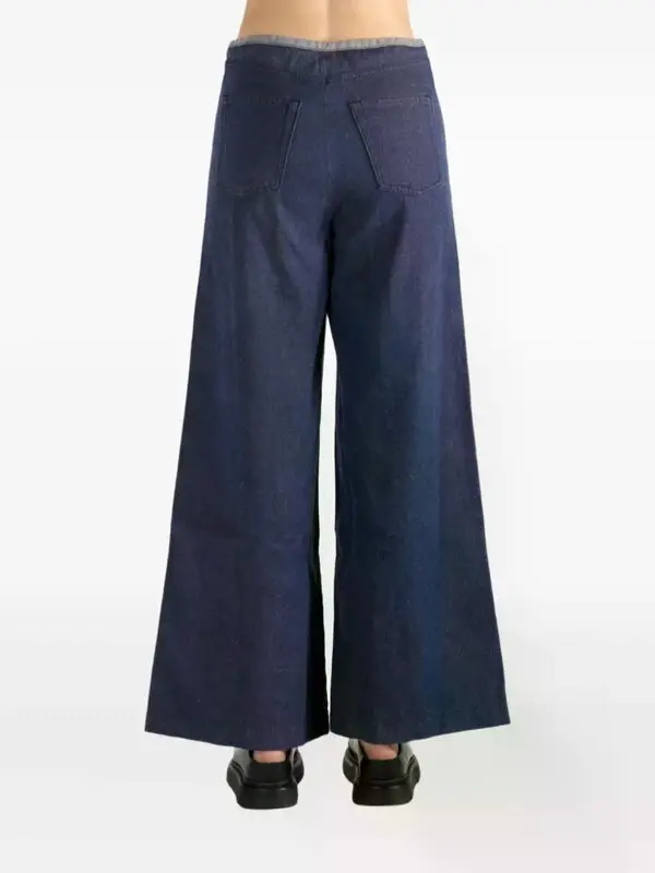 BASERANGE Arthur Drawstring Wide-leg Trousers