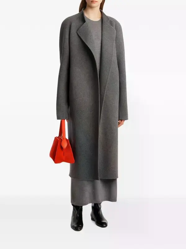 Khaite Midi Wool Dress - Grey