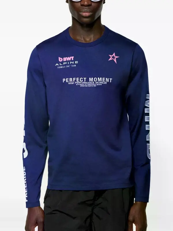 Perfect Moment Alpine Long-sleeve T-shirt - Blue