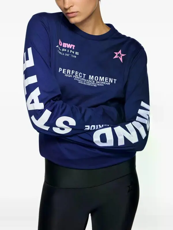 Perfect Moment Alpine Long-sleeve T-shirt - Blue