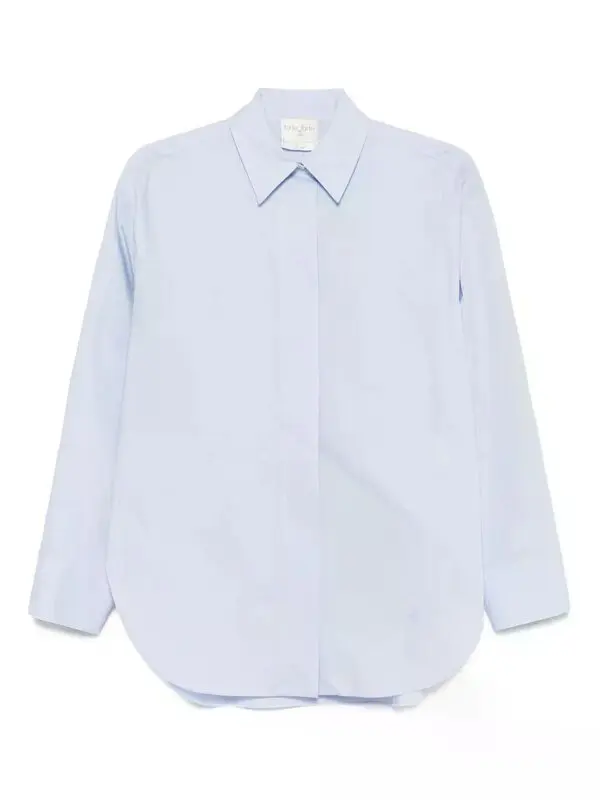 FORTE_FORTE Long-sleeve Shirt - Blue