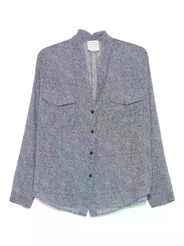 FORTE_FORTE Printed Pocket Shirt