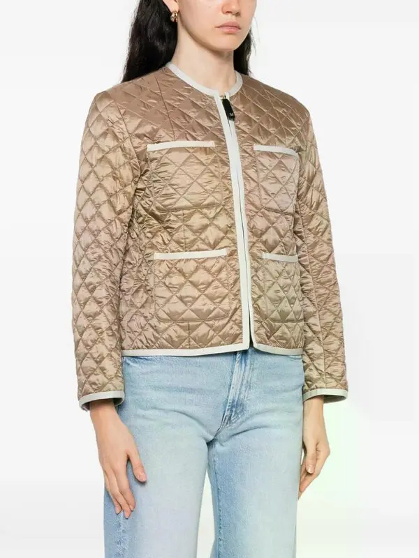 Max Mara Celeste Quilted Jacket - Brown