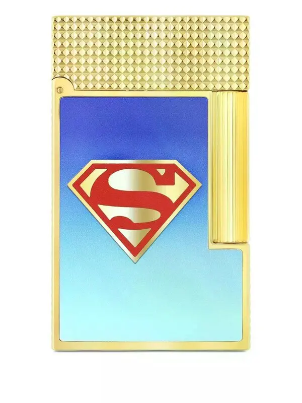 S.t. Dupont Superman Embossed Lighter - Gold