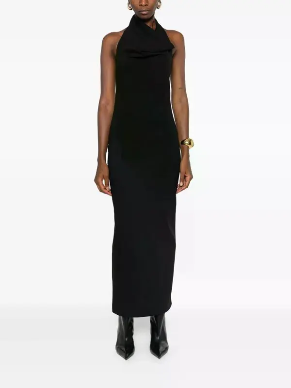 Burc Akyol Cowl-neck Midi Dress