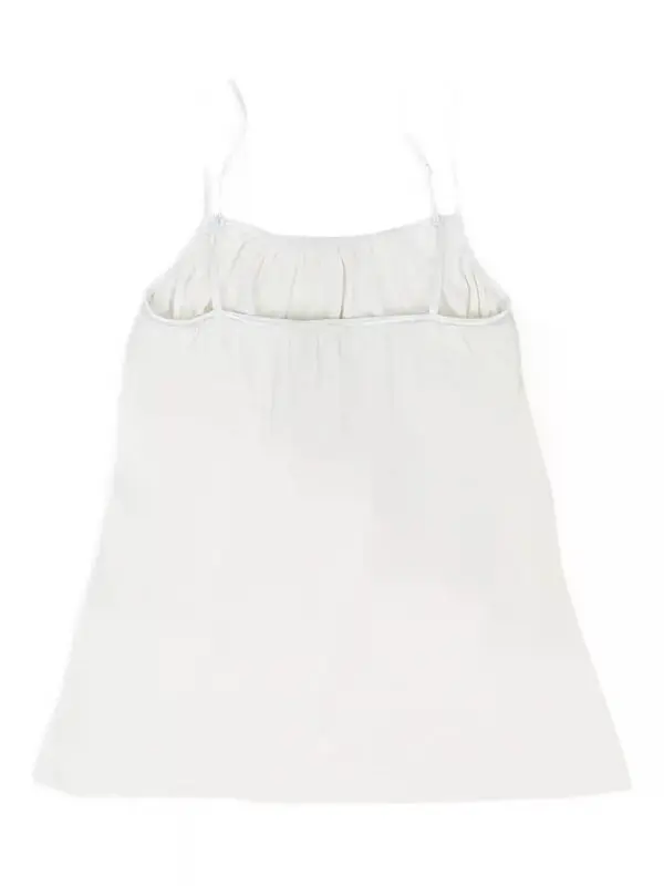 Callipygian Cotton Tank Top - White