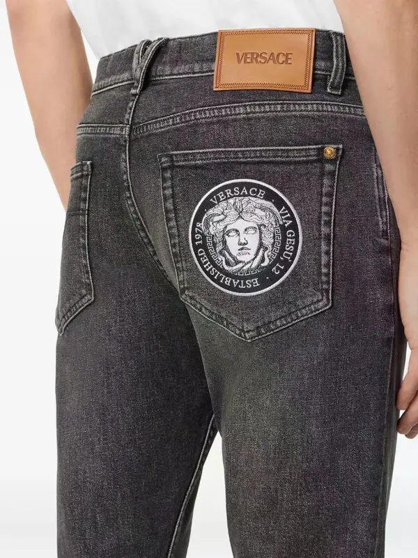 Versace La Medusa Jeans - Grey