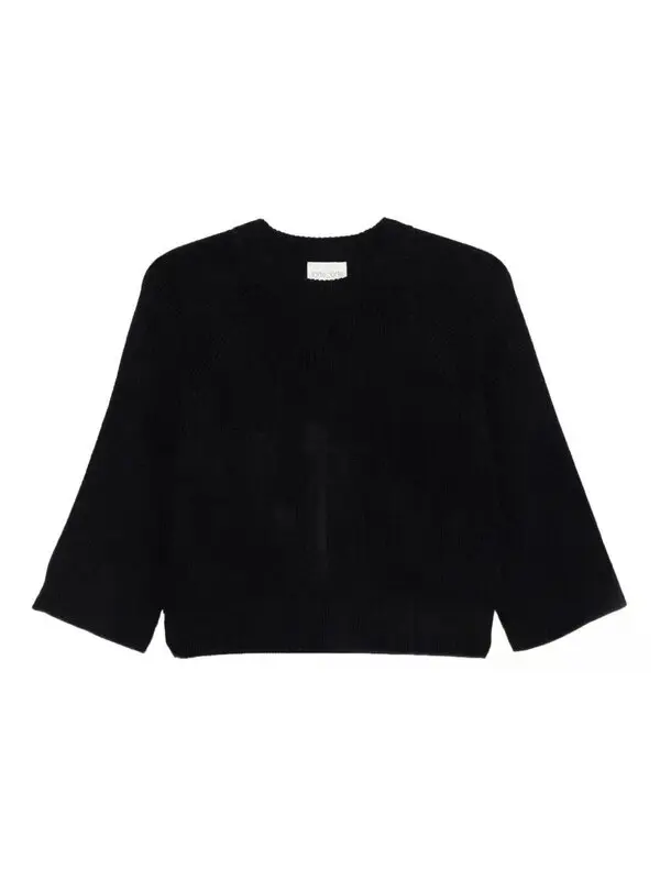 FORTE_FORTE Raglan-sleeve Cropped Sweater
