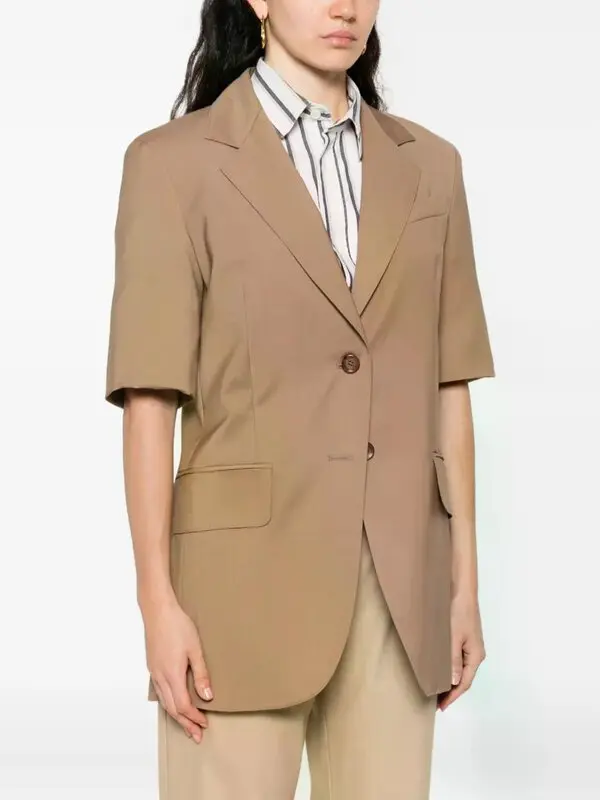 Max Mara Ottuso Short-sleeve Blazer