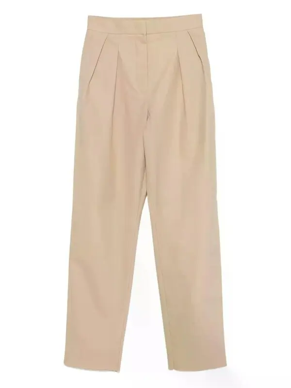 Max Mara Pleated Trousers - Neutrals