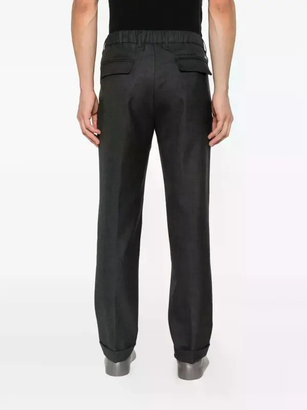 Herno Drawstring Cuffed Trousers - Grey