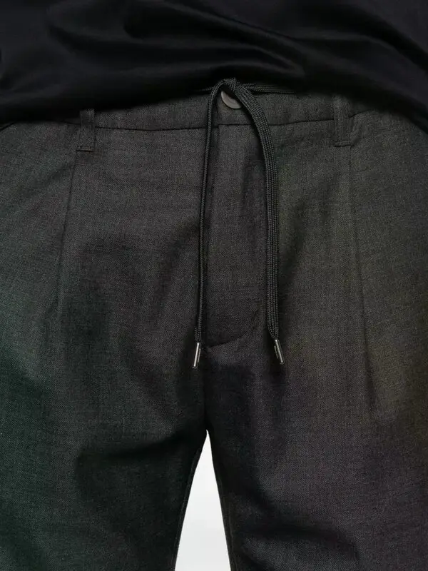 Herno Drawstring Cuffed Trousers - Grey