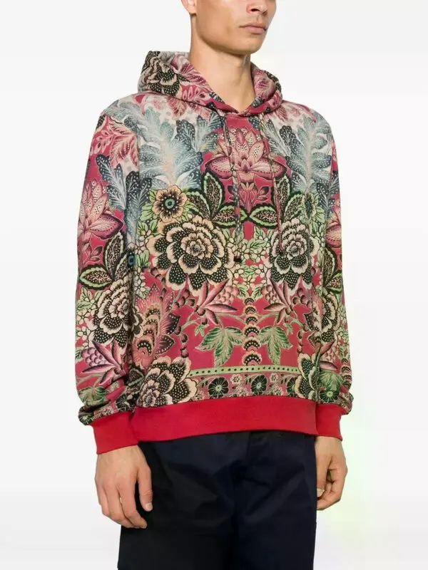 Etro Floral-print Hoodie