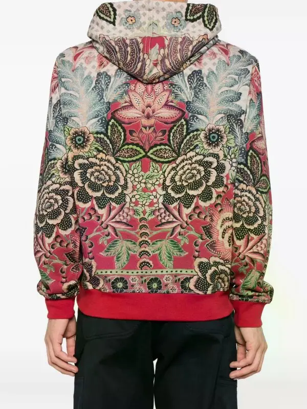 Etro Floral-print Hoodie