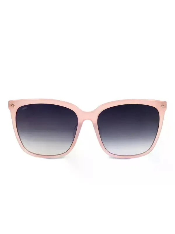 Mcm Square Gold-tone Sunglasses - Pink