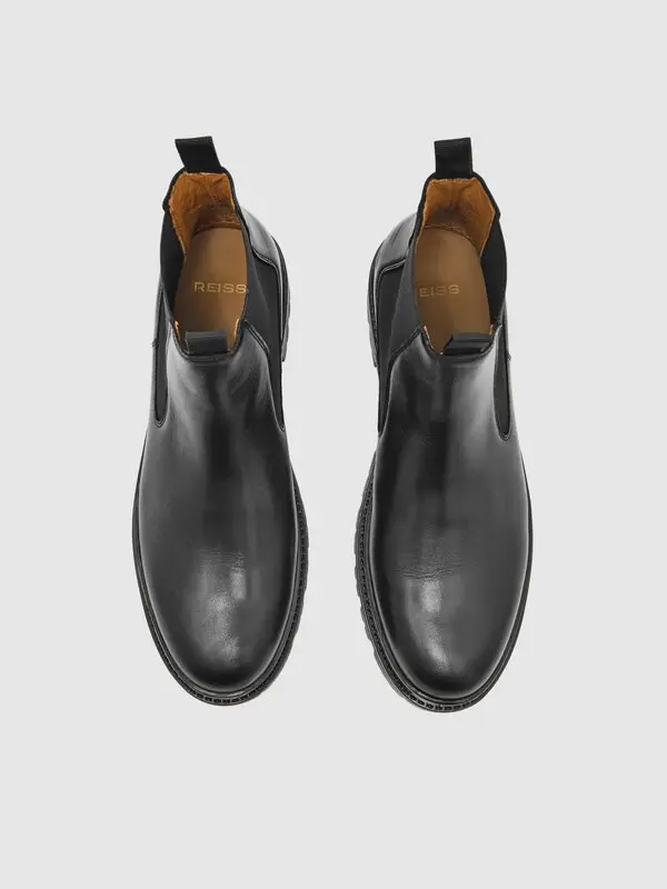 REISS Leather Chelsea Boots