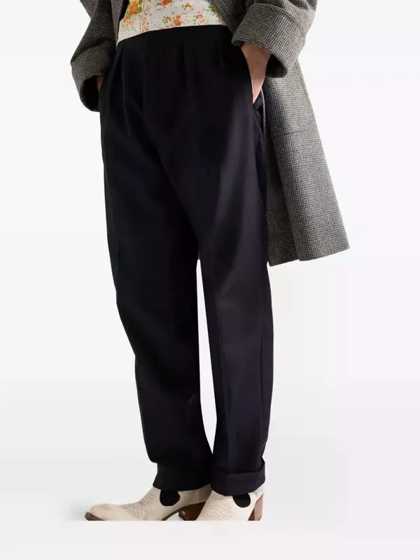Prada Pleated Trousers - Blue